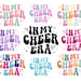 In My Cheer Era Svg, Groovy Letters Cheer Shirt Svg, Cheerleading Svg ...