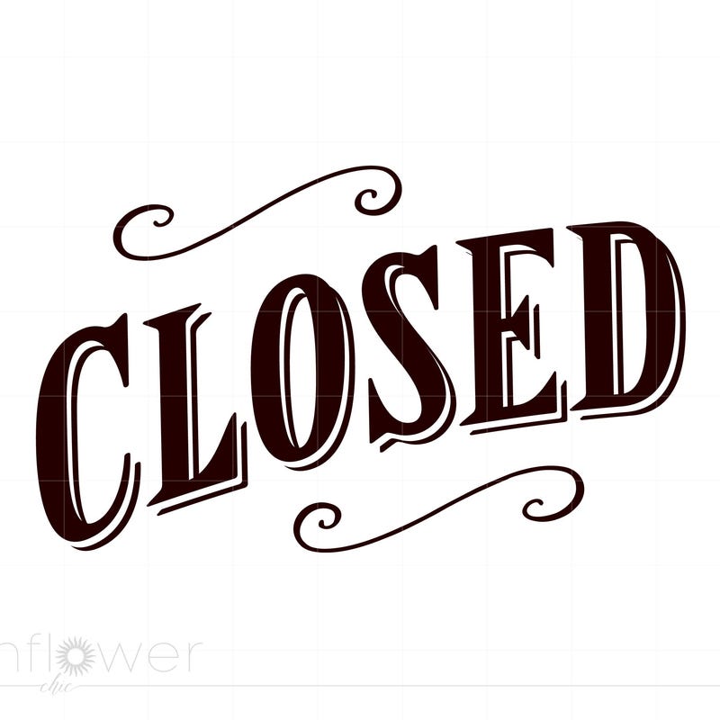 Closed for Private Event Sign - Etsy