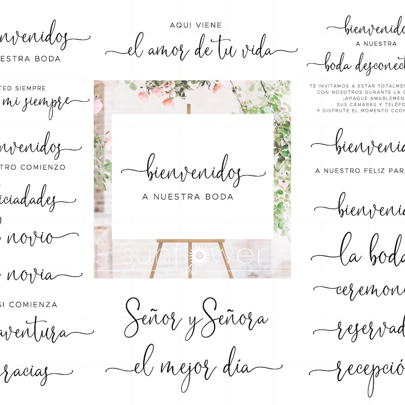 Spanish Welcome Sign - Etsy