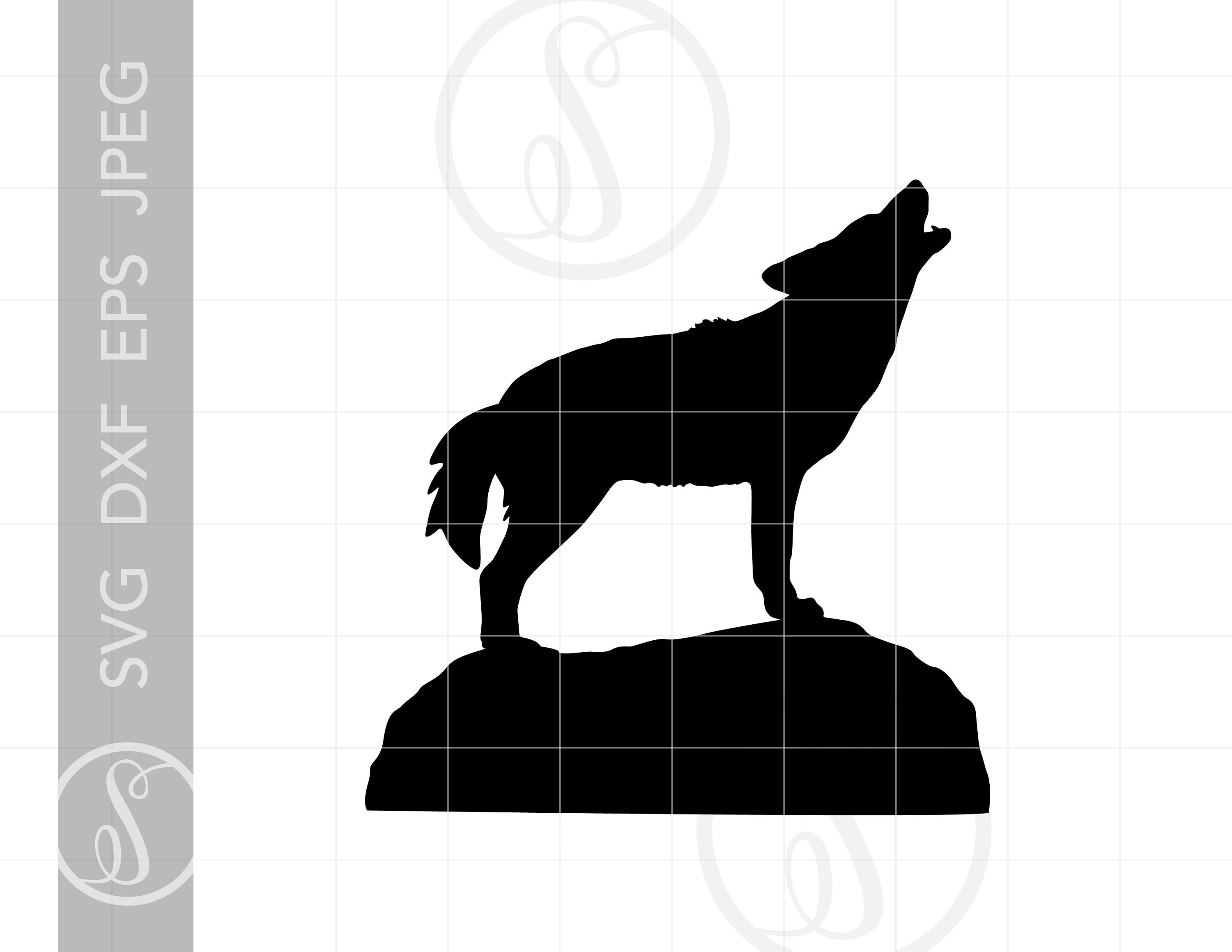 Coyote SVG Coyote Clipart Coyote Silhouette Cut File - Etsy