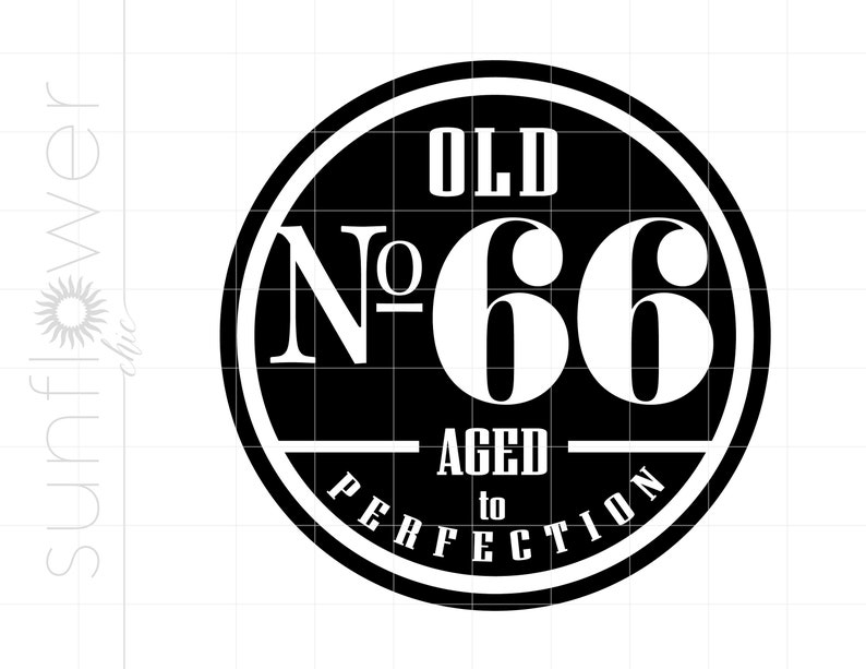 Old Number 66 SVG Clipart 66th Cut File for Cricut Old No. - Etsy UK