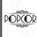 Popcorn Svg Art Art Deco Svg Pdf Png Dxf Downloads Popcorn | Etsy