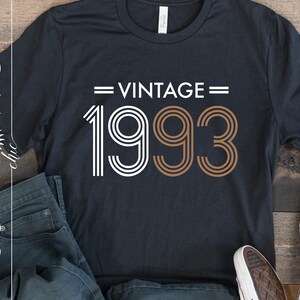 1993 Birthday SVG | Vintage 1993 SVG Clipart | Vintage 1993 Cut File ...
