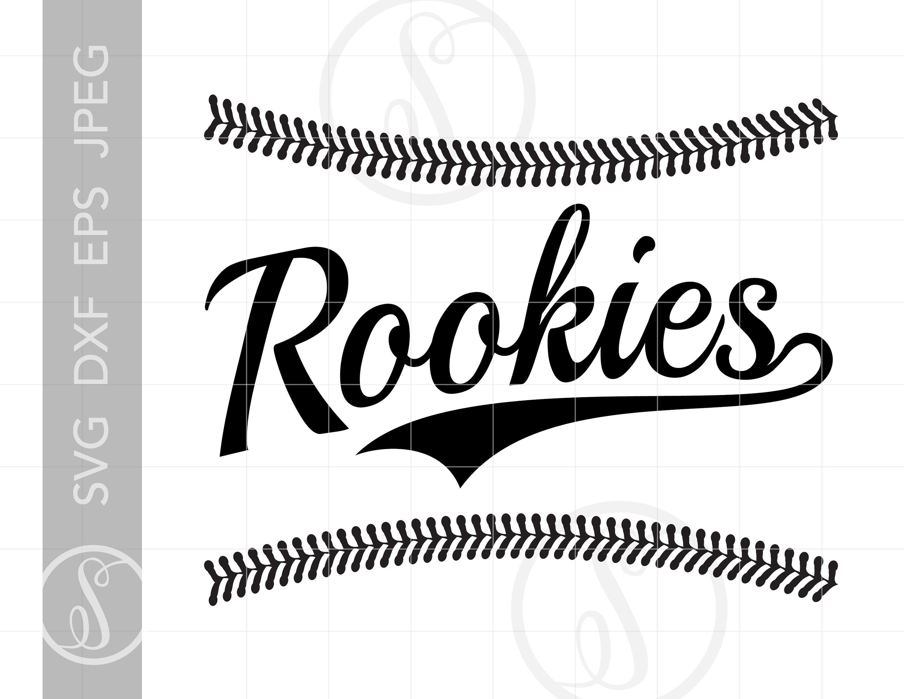 Baseball Svg Cut Files Baseball Rookies Svg Sign Art Sports | Etsy
