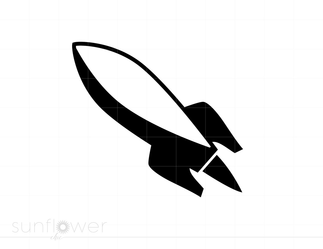 Rocket Svg Download, Rocket Clipart, Space Rocket Cut File Svg Jpg Eps ...