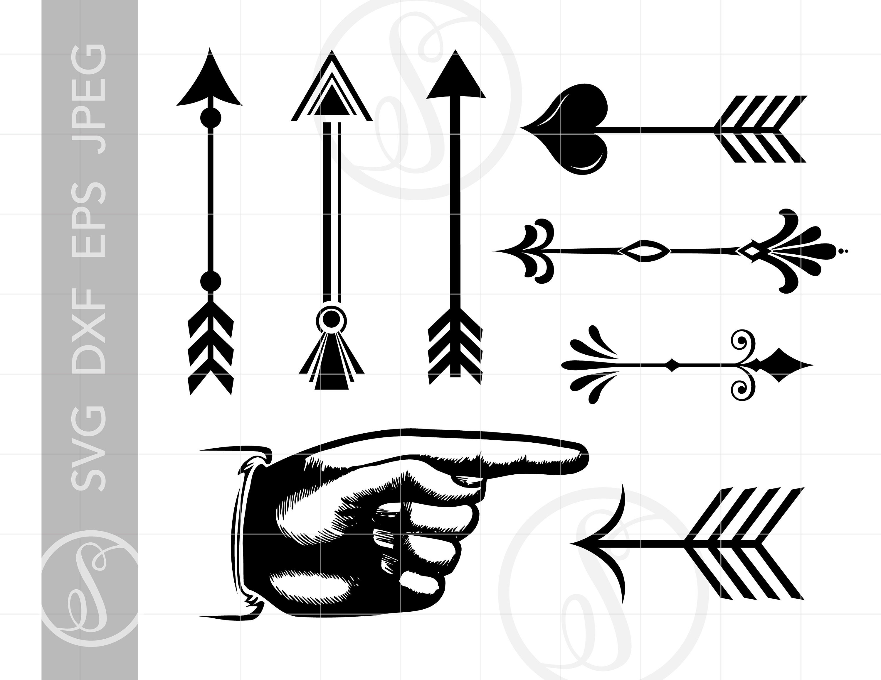 Tribal Arrows Vector Svg