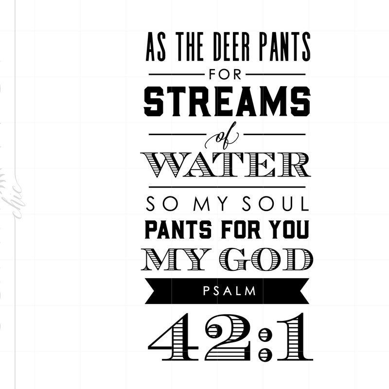 Psalm 42 1 - Etsy