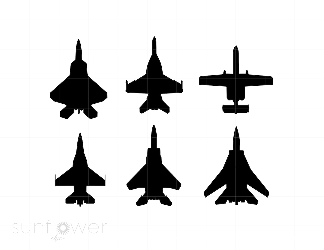 Fighter Planes SVG Download, Vector Fighter Jet Clipart Cut Files Svg ...