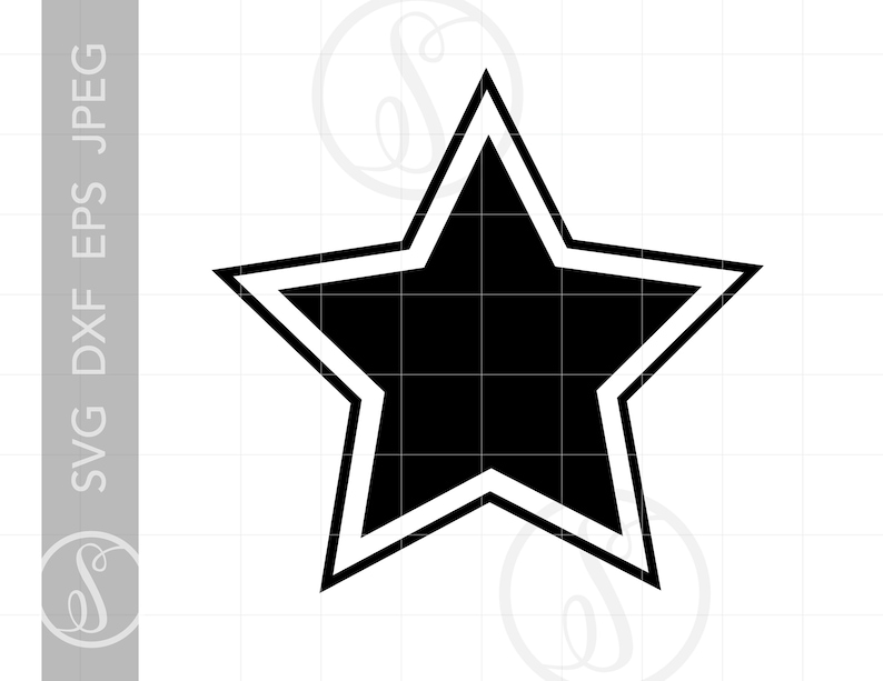 Star SVG Star Clipart Download Star Cut File for Cricut - Etsy