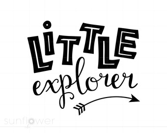 Little Explorer Svg Png Instant Download- - Etsy
