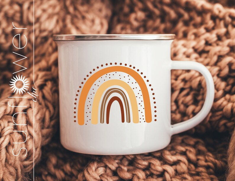 Fall Boho Rainbows SVG Bundle Boho Rainbows Svg Clipart - Etsy