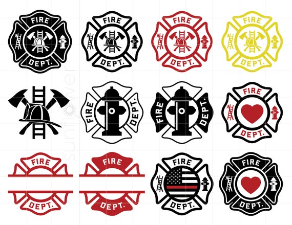Fire Dept Svg Fire Fighter Cross Svg Fireman Svg Fire - Etsy