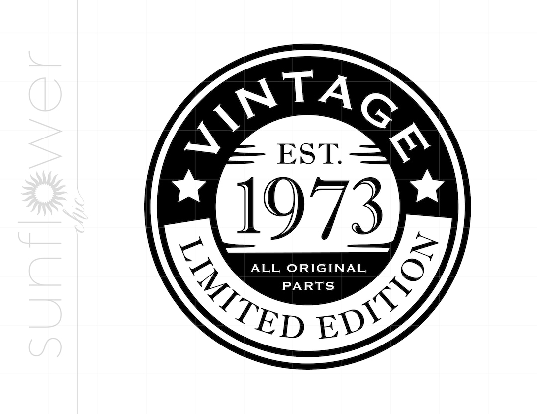 1973 Birthday Svg, 50th Svg, Born in 1973 Svg Download, 1973 All ...