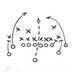 Football Field Playbook Sheets for Football Coach or Player 8.5x11 | 6 ...