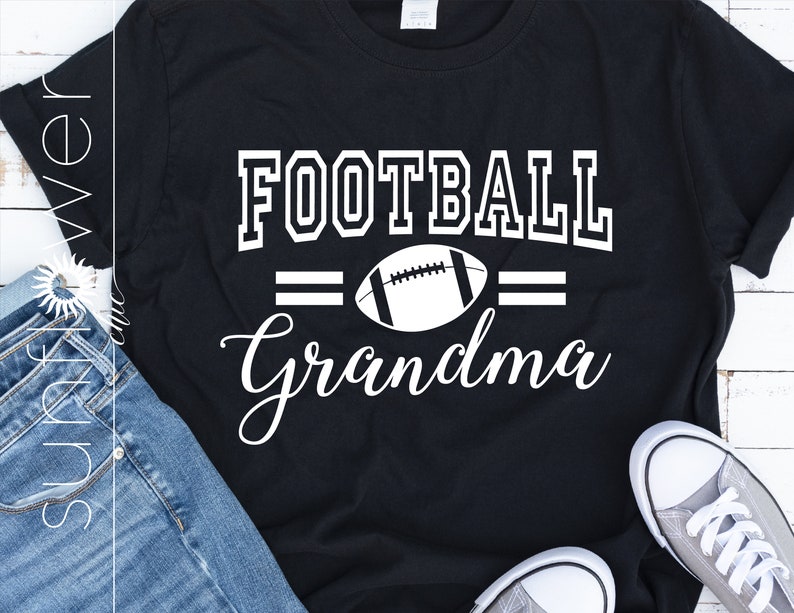 Football Grandma SVG Football Grandma Cricut Silhouette - Etsy