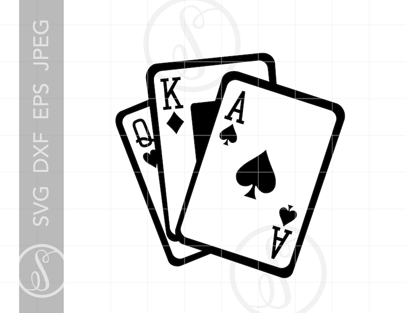 Playing Cards SVG Playing Cards Clipart Playing Cards Cut - Etsy