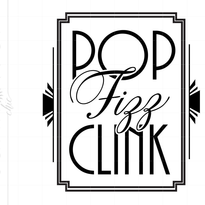 Pop Fizz Clink Sign - Etsy