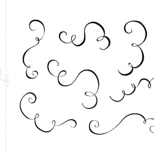 Doodles SVG Clip Art Dxf Eps Jpeg | Doodle Clipart Accents Svg Cut File ...