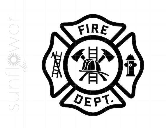 Fire Department Badge Outline