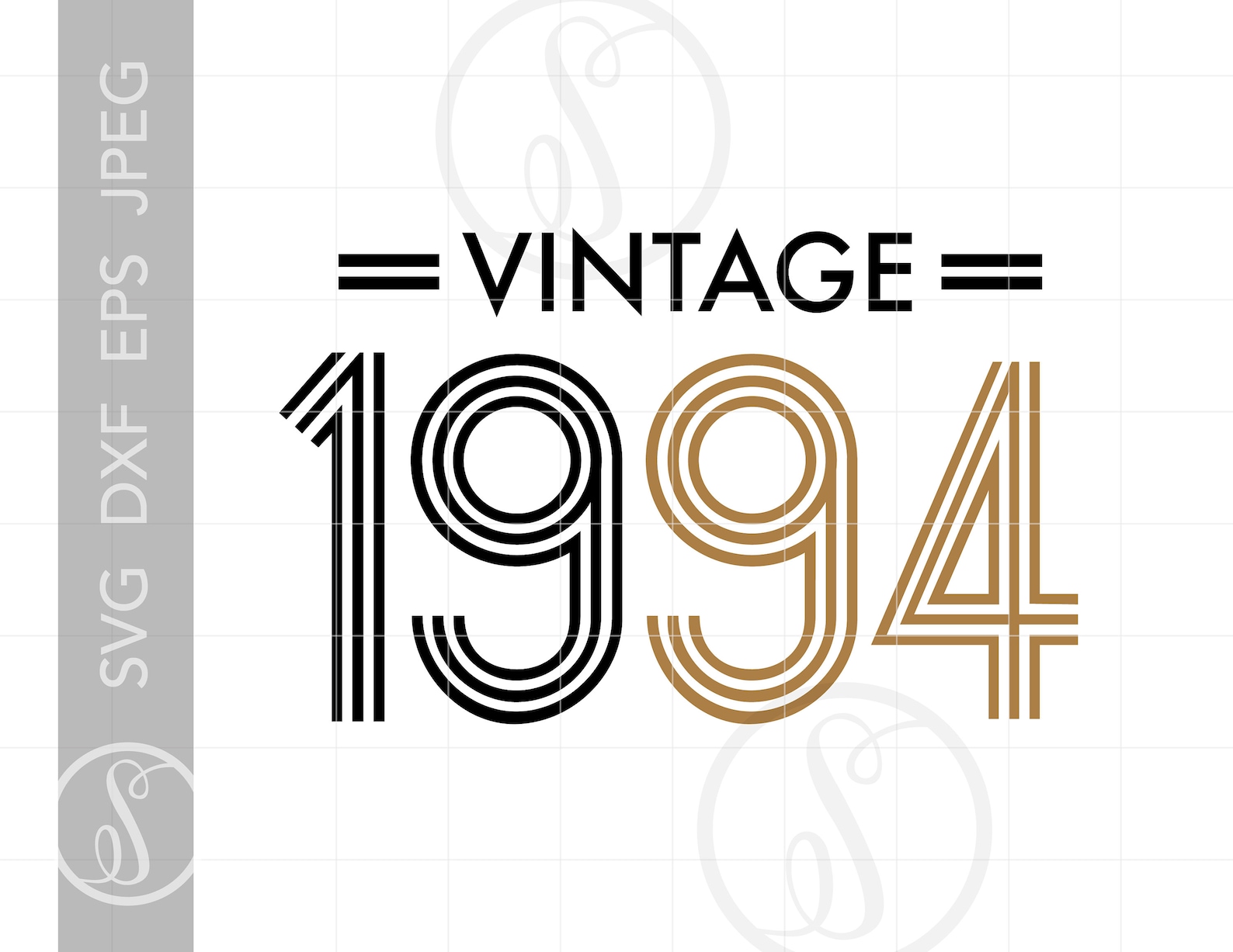 1994 Birthday SVG Vintage 1994 SVG Clipart Vintage 1994 - Etsy