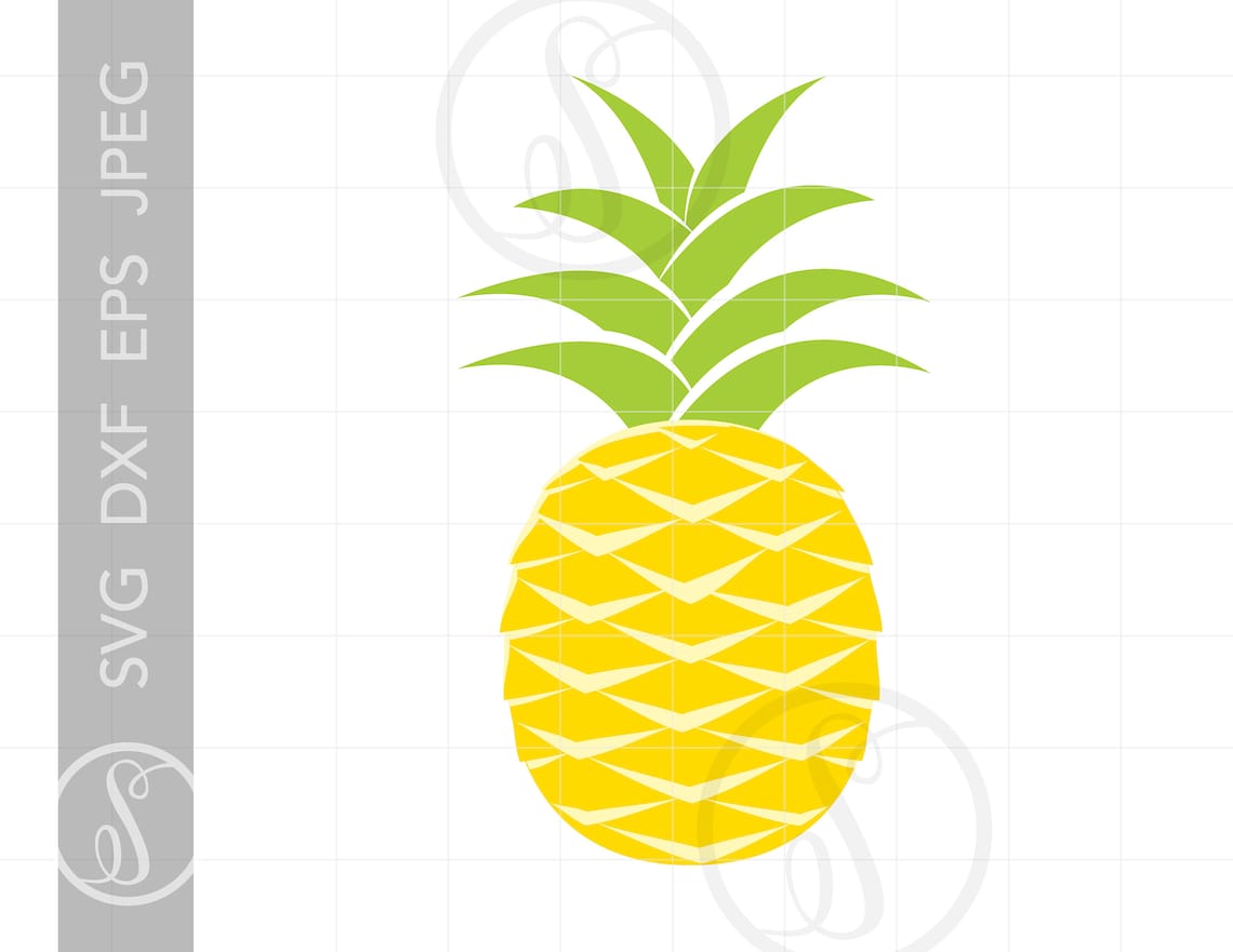 Pineapple SVG Pineapple Clipart Pineapple Cut File for | Etsy