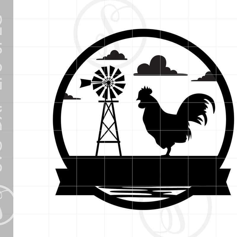 Rooster Crowing - Etsy