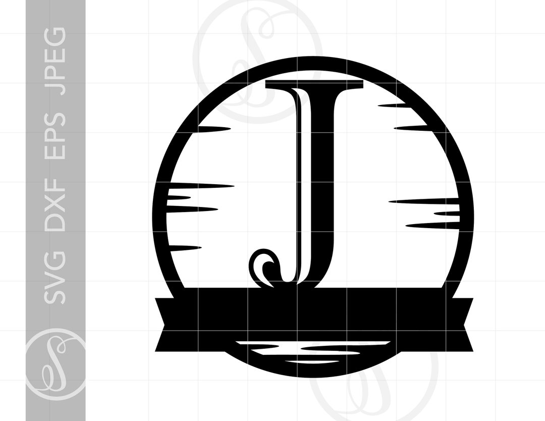letter-j-monogram-template-svg-letter-j-name-frame-template-etsy