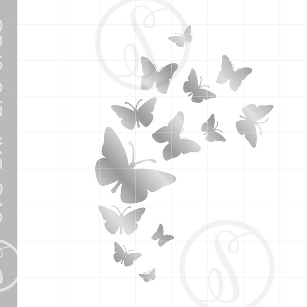 Butterfly Silhouette - Etsy