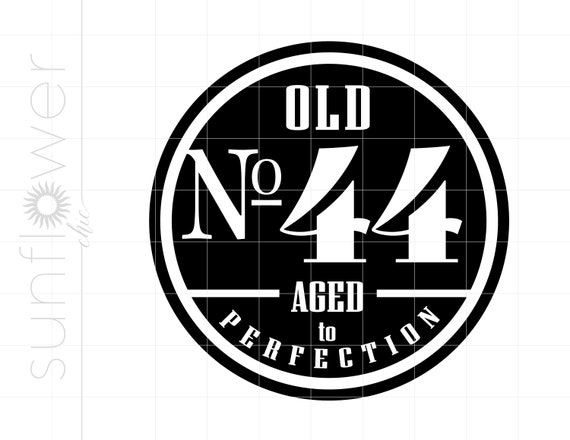 Old Number 44 SVG Clipart 44th Cut File for Cricut Old No. - Etsy Finland