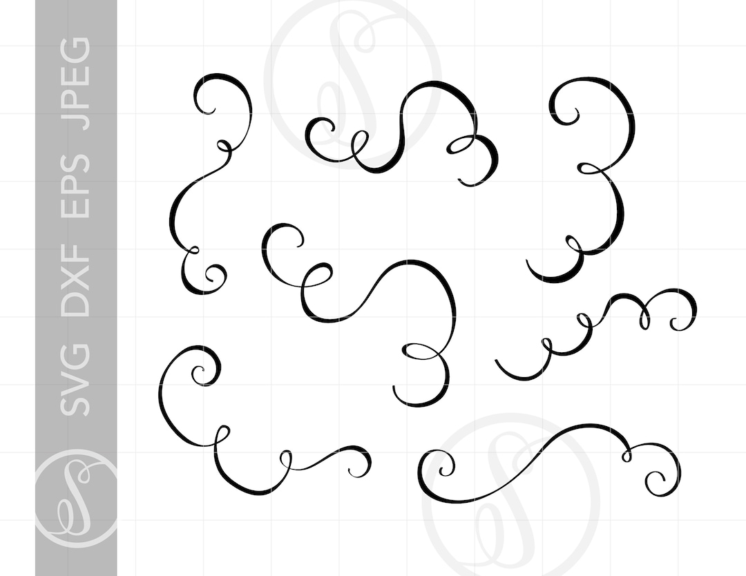 Doodles SVG Clip Art Dxf Eps Jpeg Doodle Clipart Accents Svg - Etsy
