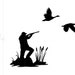 Geese Hunter SVG | Hunting Clipart Download | Goose Hunter Silhouette ...