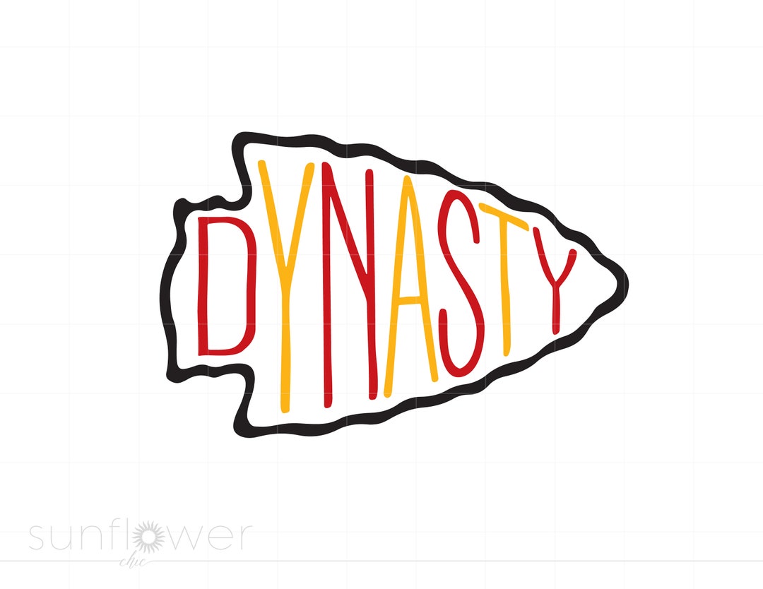 Dynasty Arrowhead Svg, Chiefs Svg, Super Bowl Svg Png Dxf Cricut ...