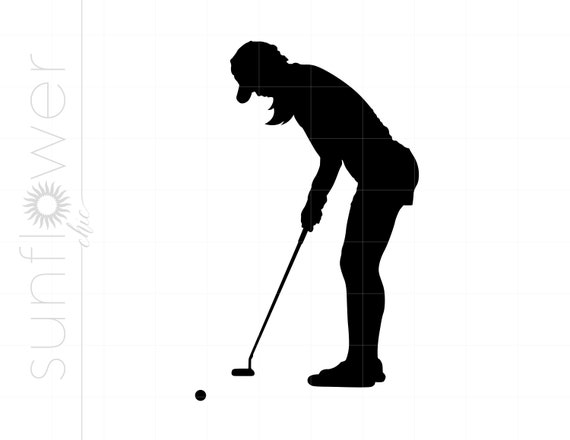 Golf Putting Clipart