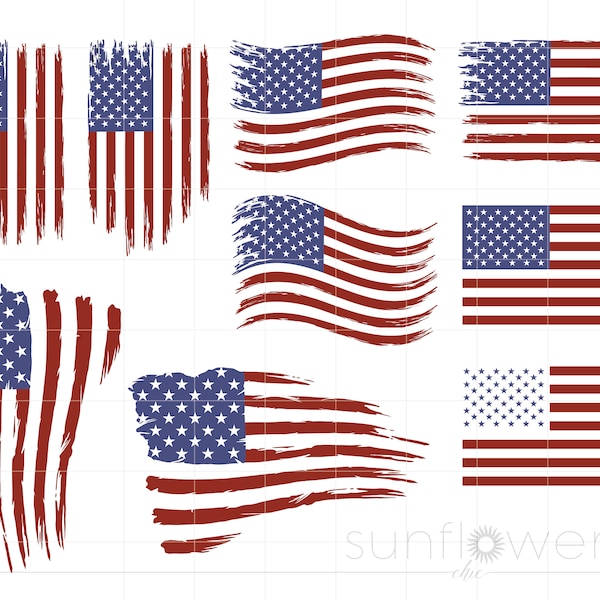 Rustic American Flag - Etsy