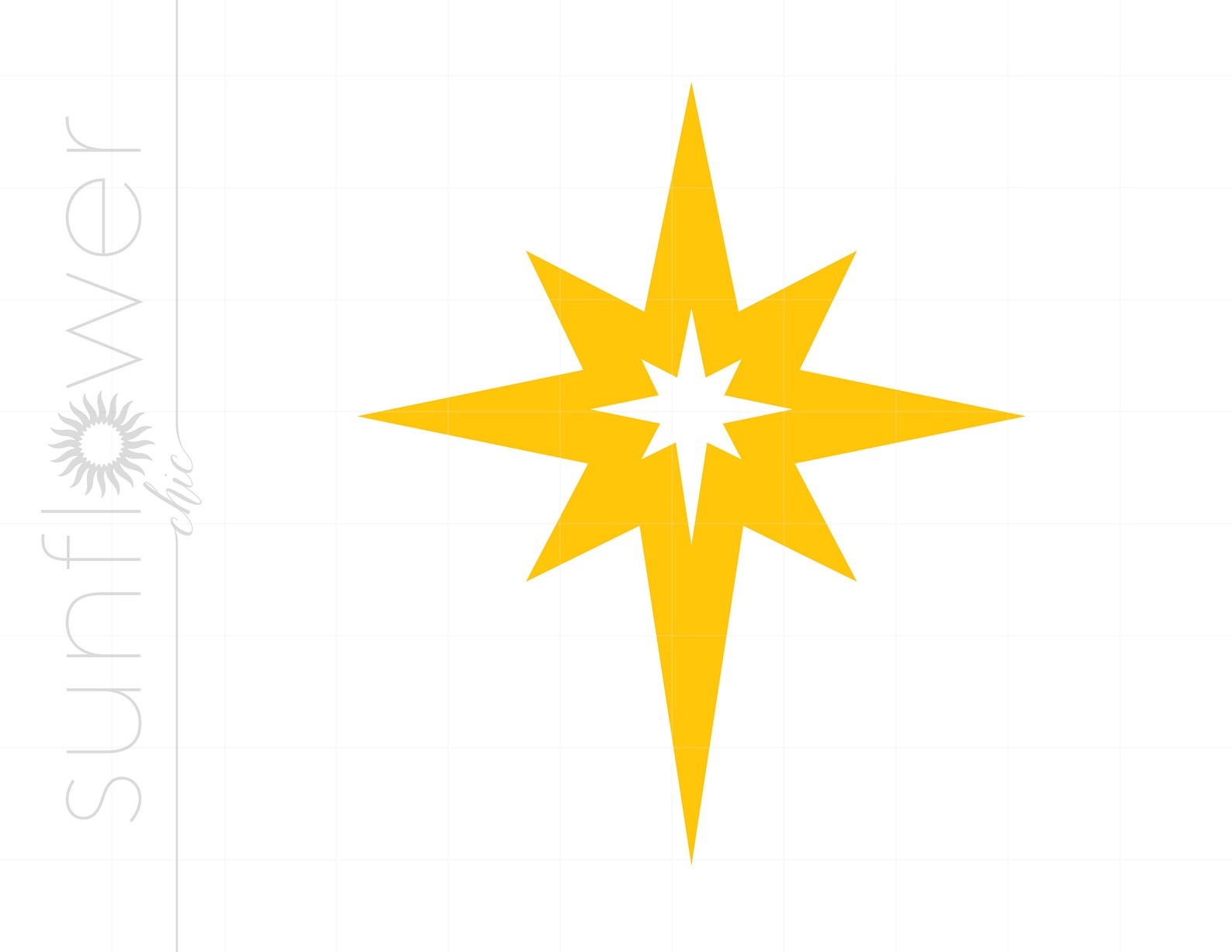 Christmas Star SVG Christmas Star Cut File Christmas Star - Etsy