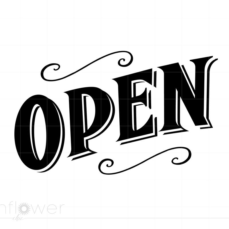 Open Sign - Etsy