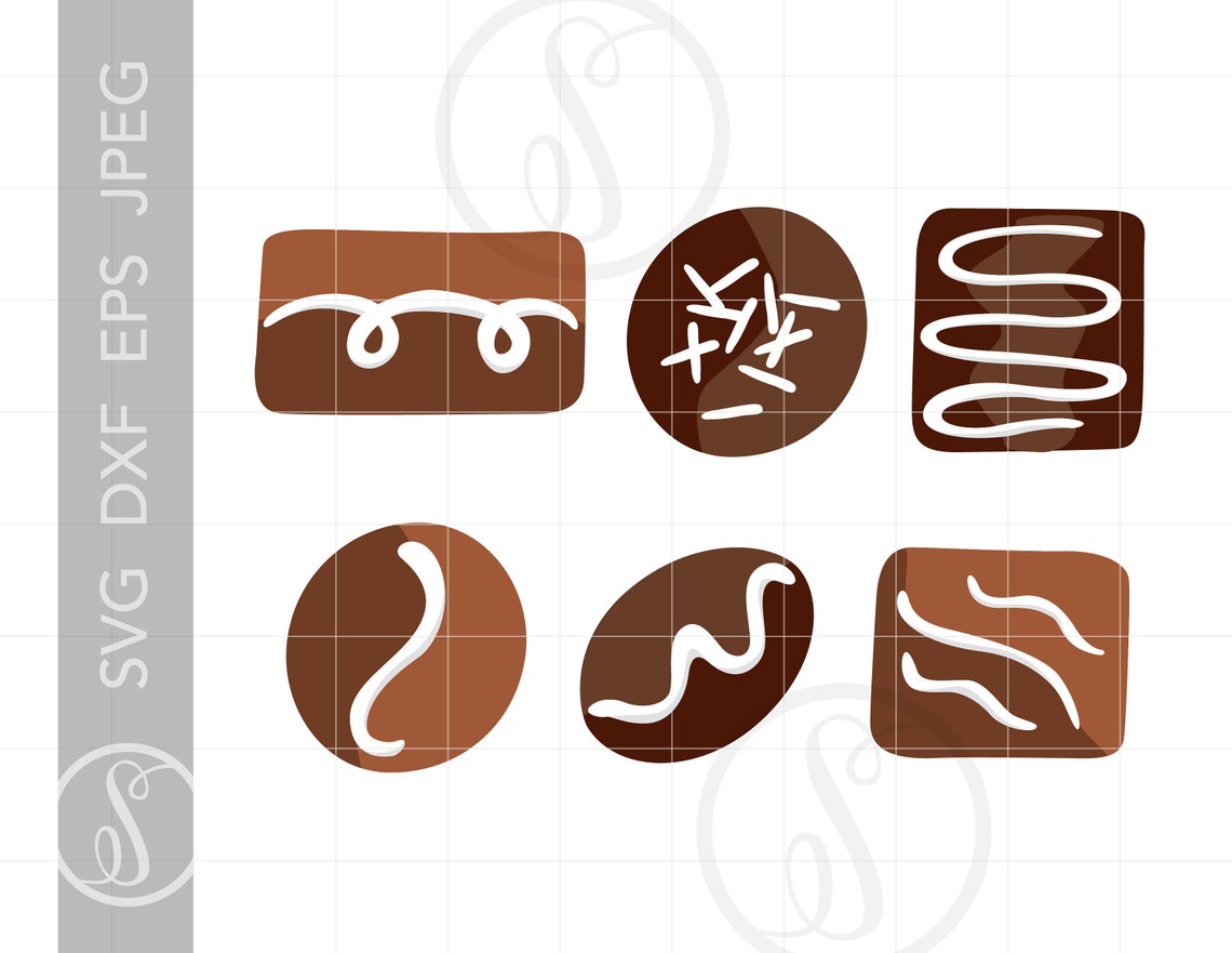 Chocolates SVG Vector Chocolates Clipart Chocolates | Etsy