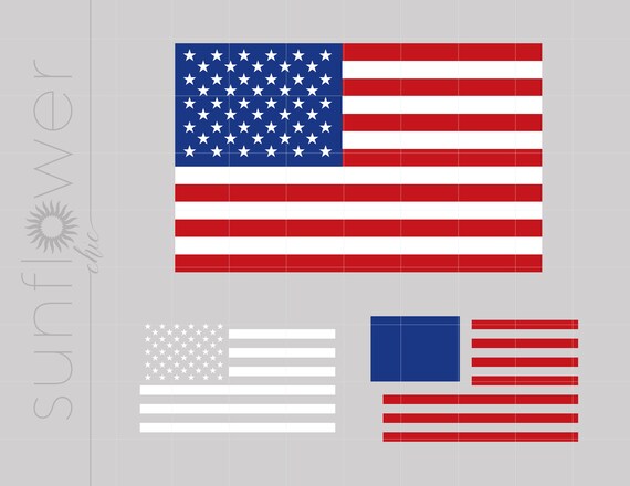 American Flag SVG US Flag Svg United States Flag Svg Cut - Etsy