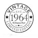 1964 Birthday Svg, Born in 1964 Svg Download, 1964 All Original Parts ...