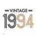 1994 Birthday Svg, Vintage 1994 SVG Clipart, Vintage 1994 Cut File ...