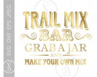 Trail Mix Svg - Etsy