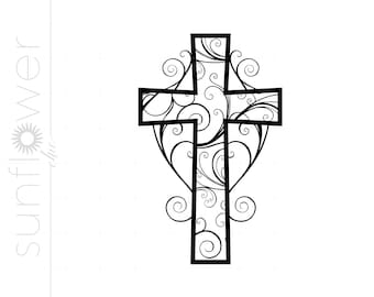 Fancy Cross Clipart