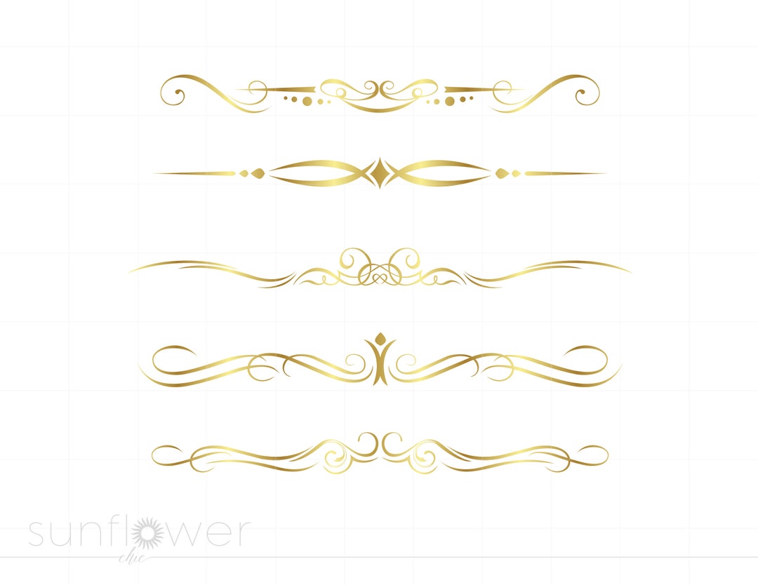 BORDERS SVG Dxf Eps Jpeg | Gold Headers Svg Cut File Clipart Downloads ...