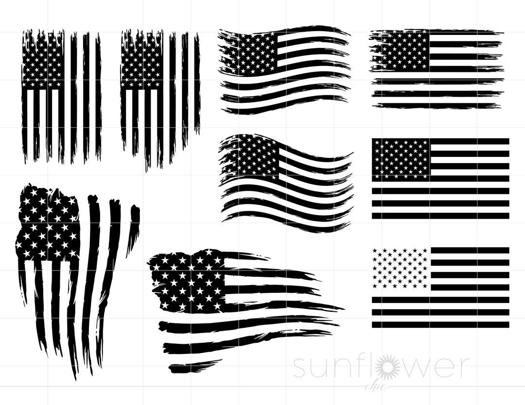 American Flag Svg Downloads, US Flag Svg Cut Files, 4th of July Svg ...