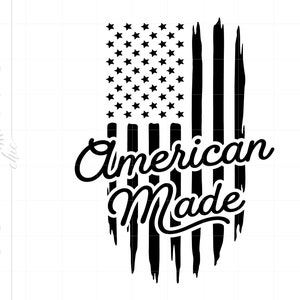 American Flag Svg, American Made Flag Svg Cut File for Cricut ...