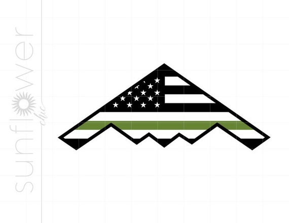 American Flag B2 Stealth Svg Military American Flag Stealth - Etsy