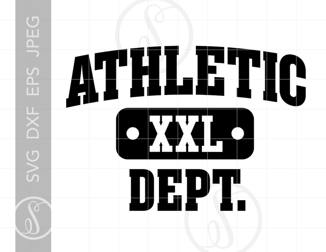 Athletic Dept XXL SVG Athletic Dept Design Athletic Dept - Etsy