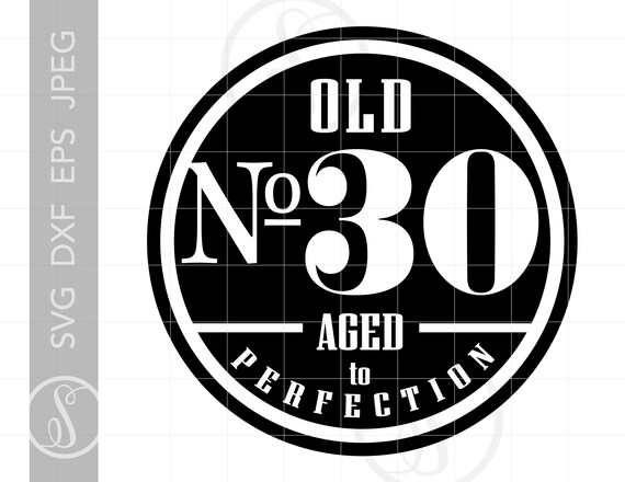 Old Number 30 SVG Clipart 30th Cut File for Cricut Old No. | Etsy Israel