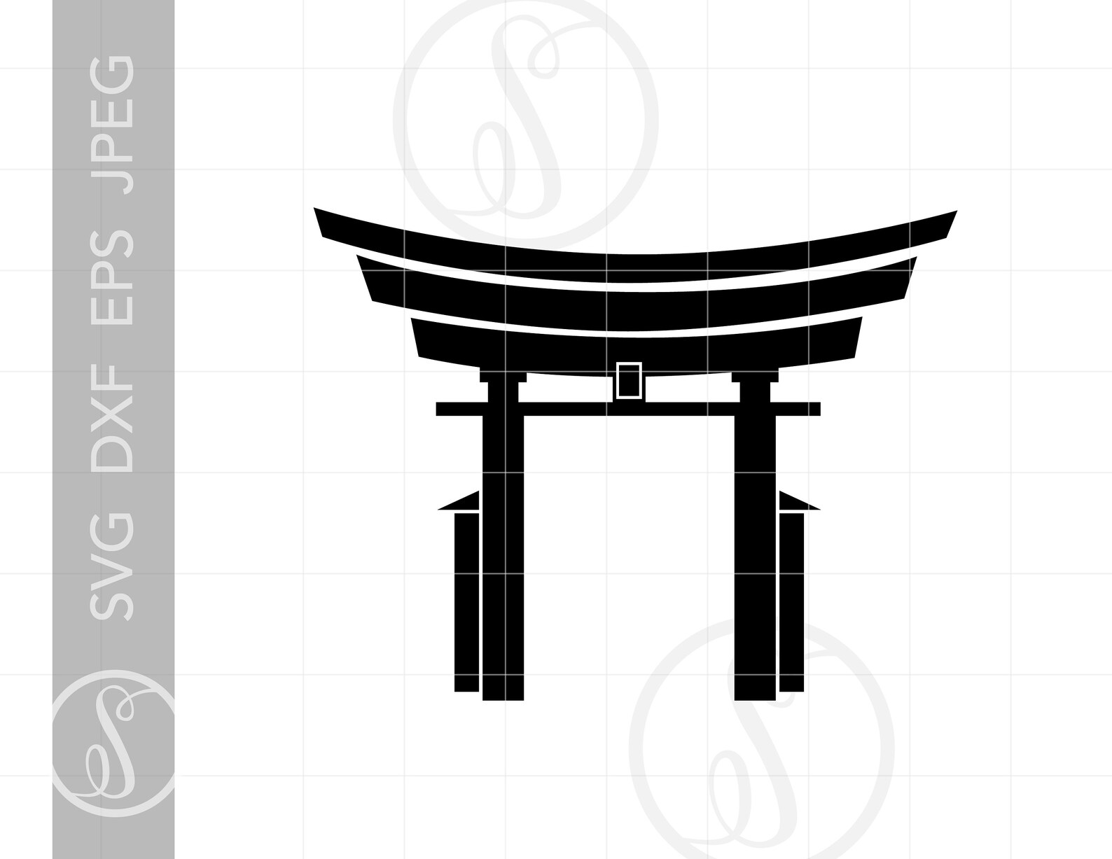 Pagoda SVG Japanese Pagoda Clipart Japan Pagoda Silhouette | Etsy