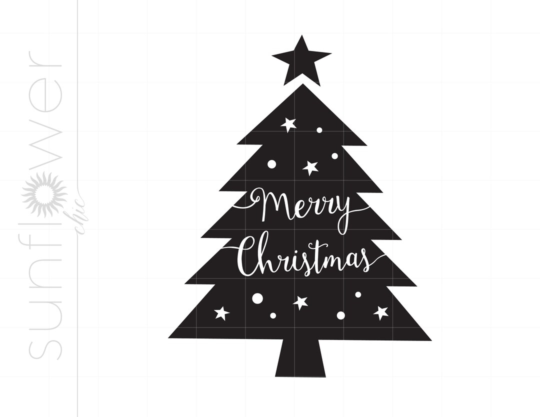 Christmas SVG | Merry Christmas Tree Cut Files | Christmas Clipart ...